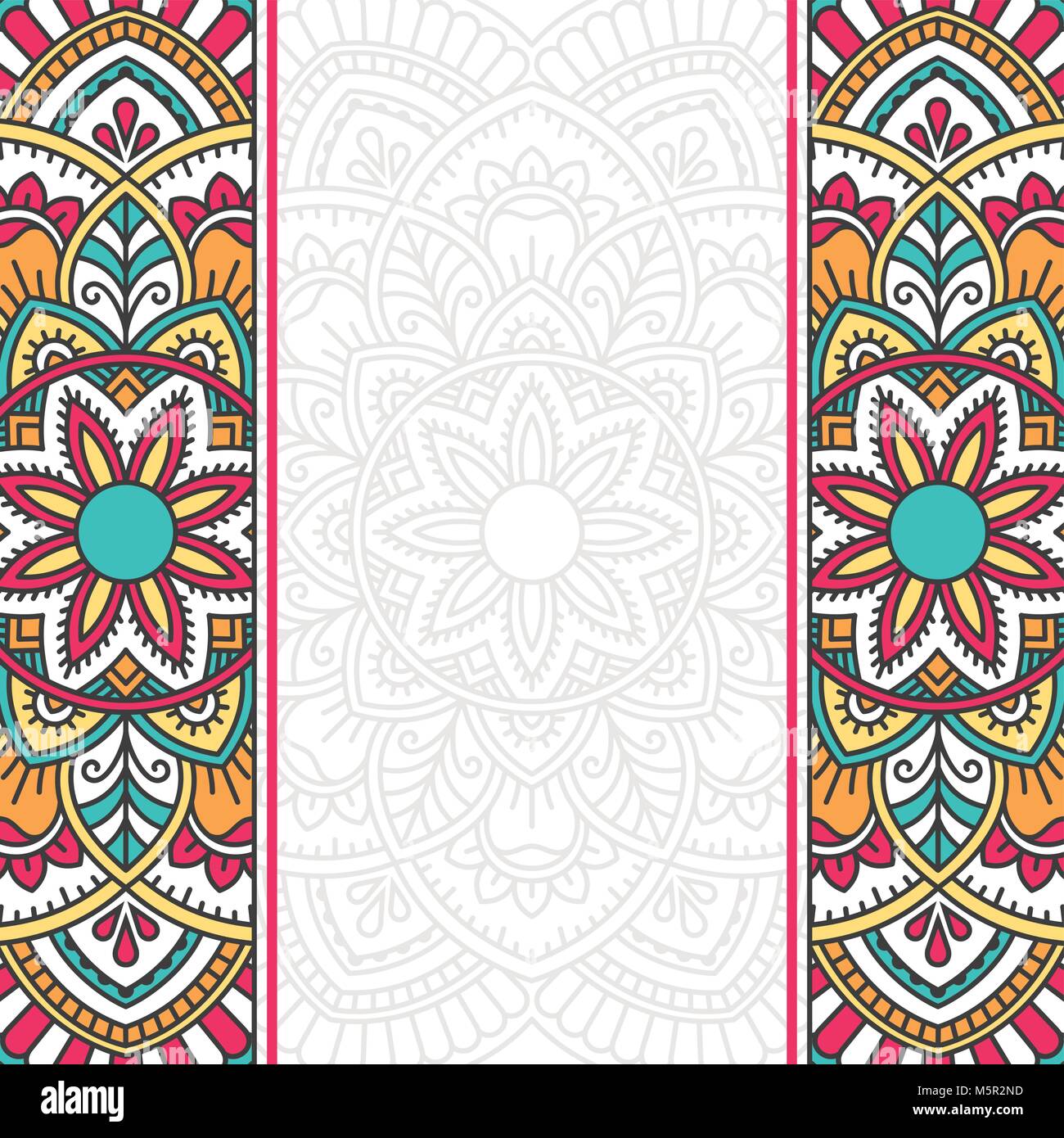 Invitation card with mandala Stock Vector Image & Art - Alamy