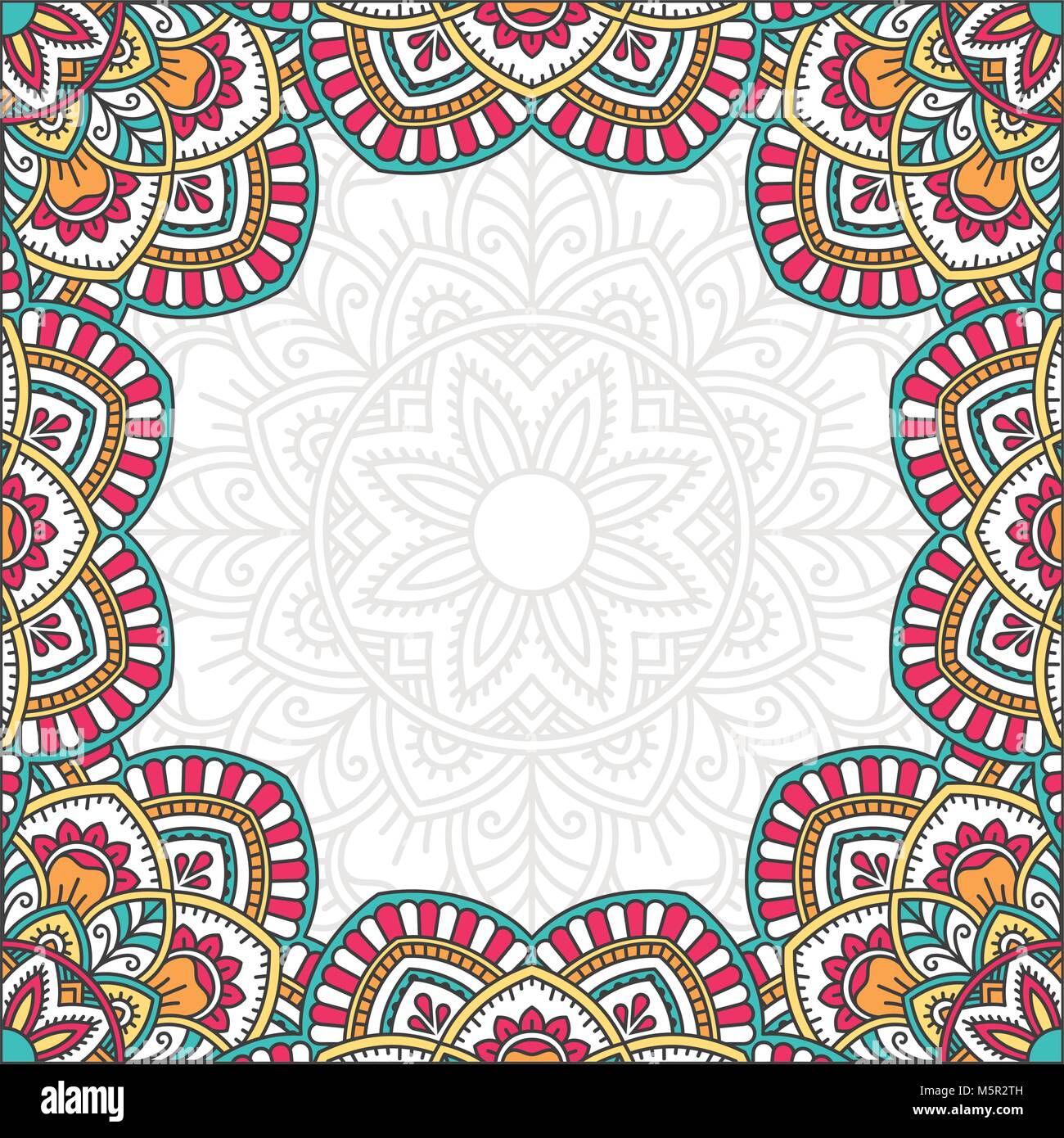 Invitation card with mandala Stock Vector Image & Art - Alamy