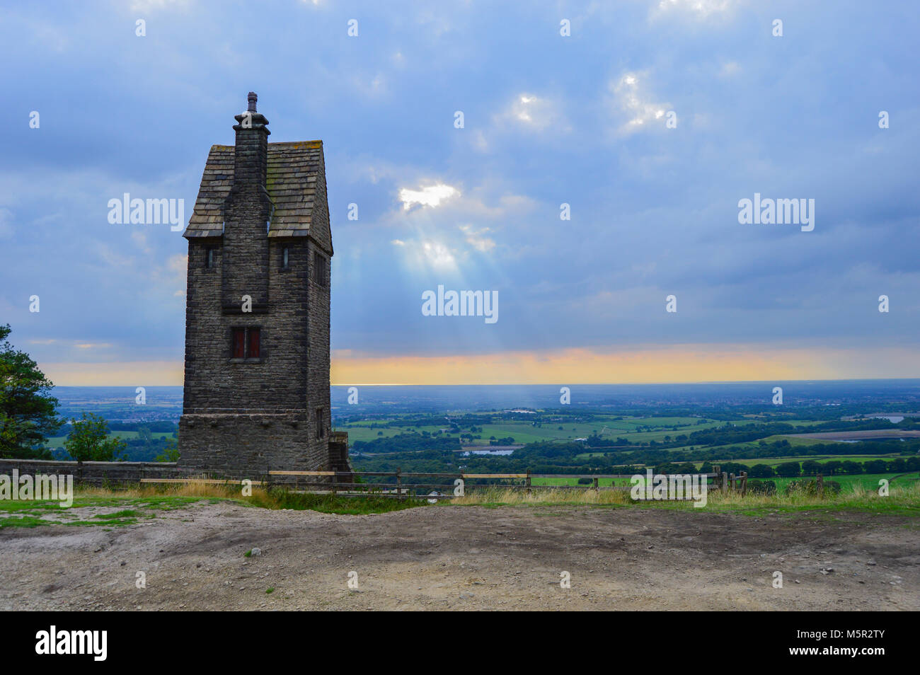 The Pigeon Tower aka Dovecote tower Rivington Stock Photo - Alamy