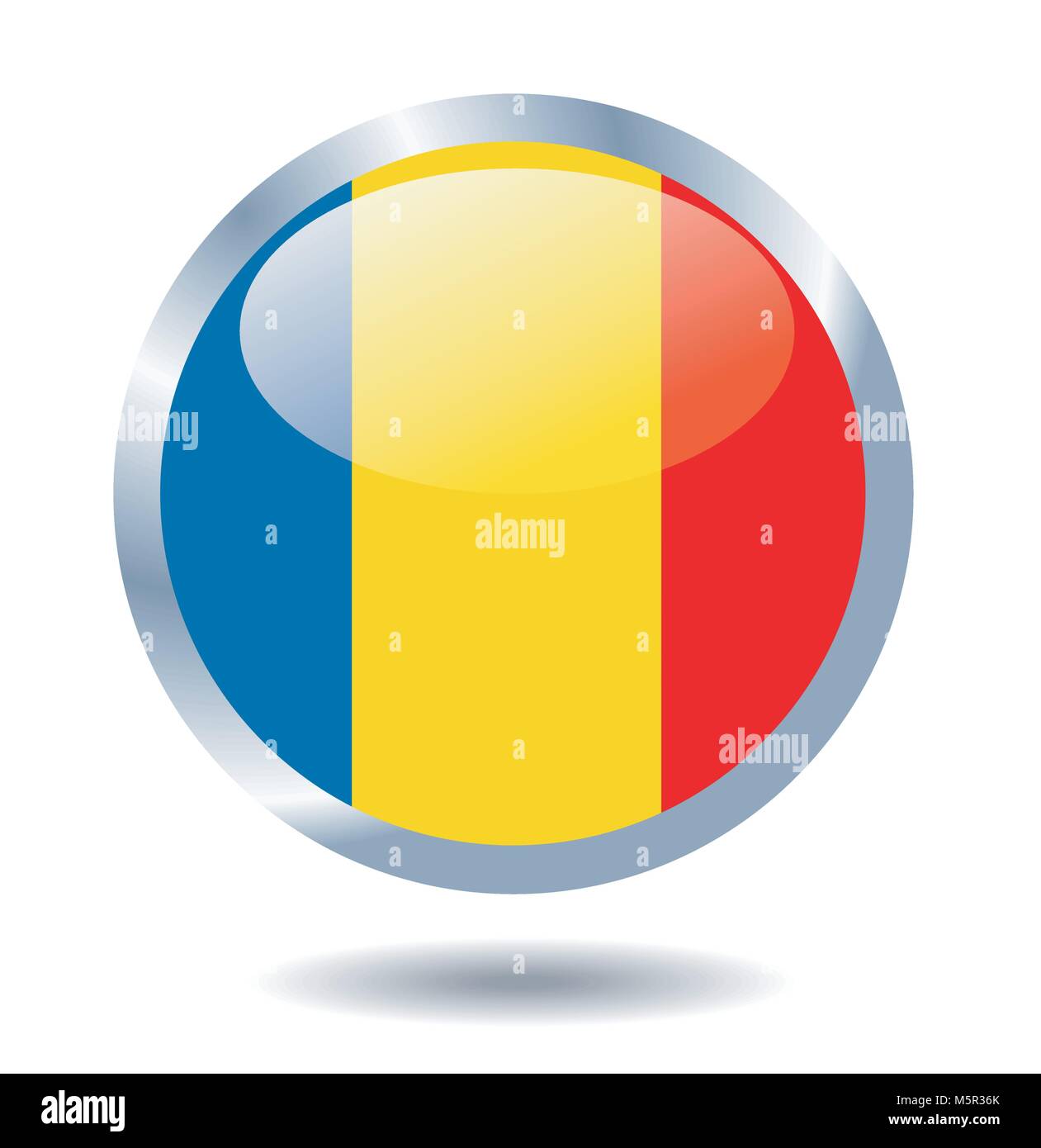 Flag of Romania vector illustration Stock Vector Image & Art - Alamy