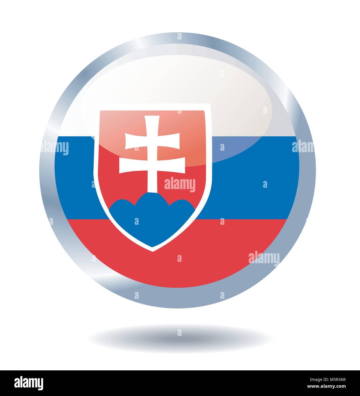 Flag of Slovakia vector illustration Stock Vector Image & Art - Alamy