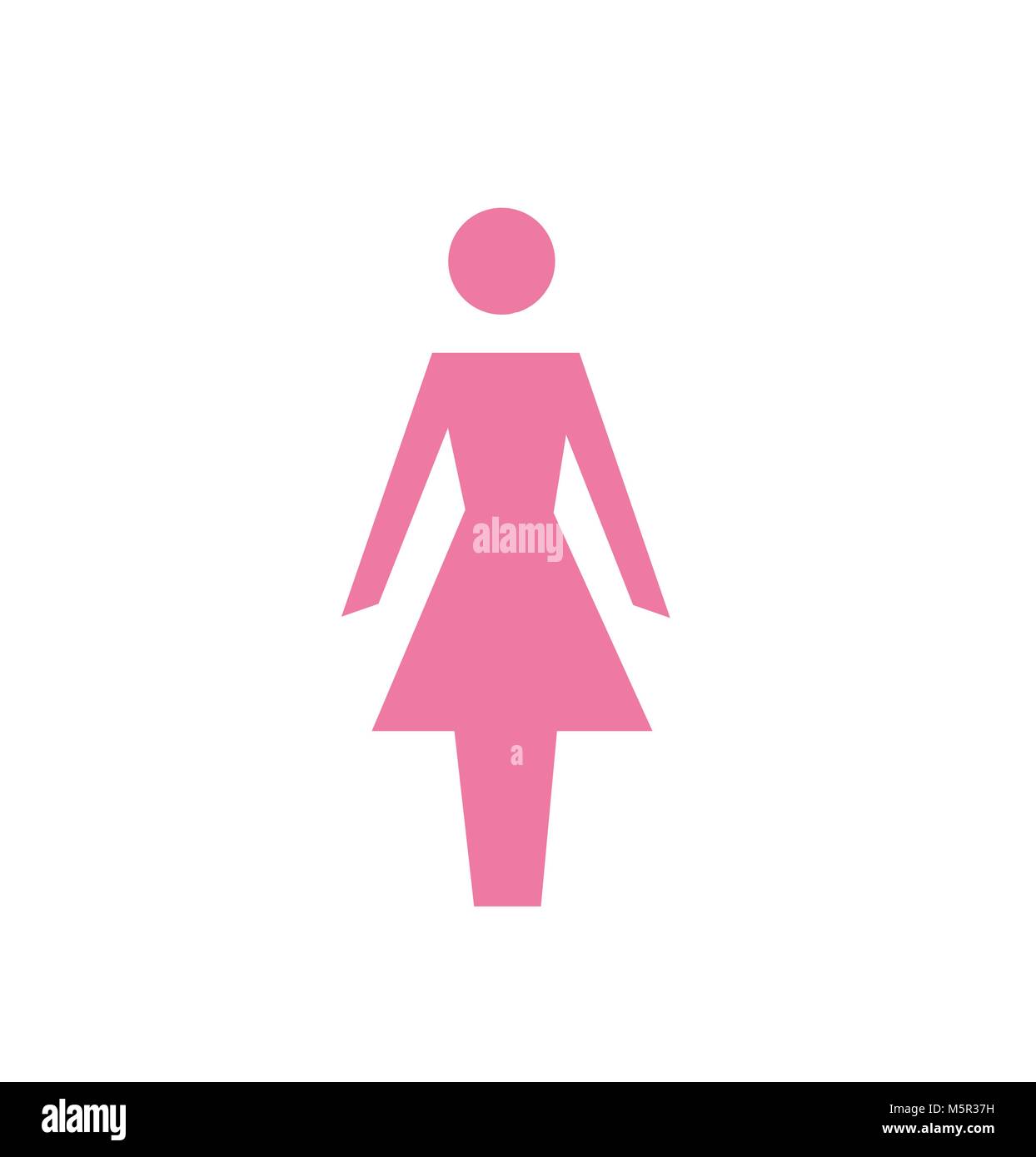 Vector woman icon. Sign design Stock Vector Image & Art - Alamy