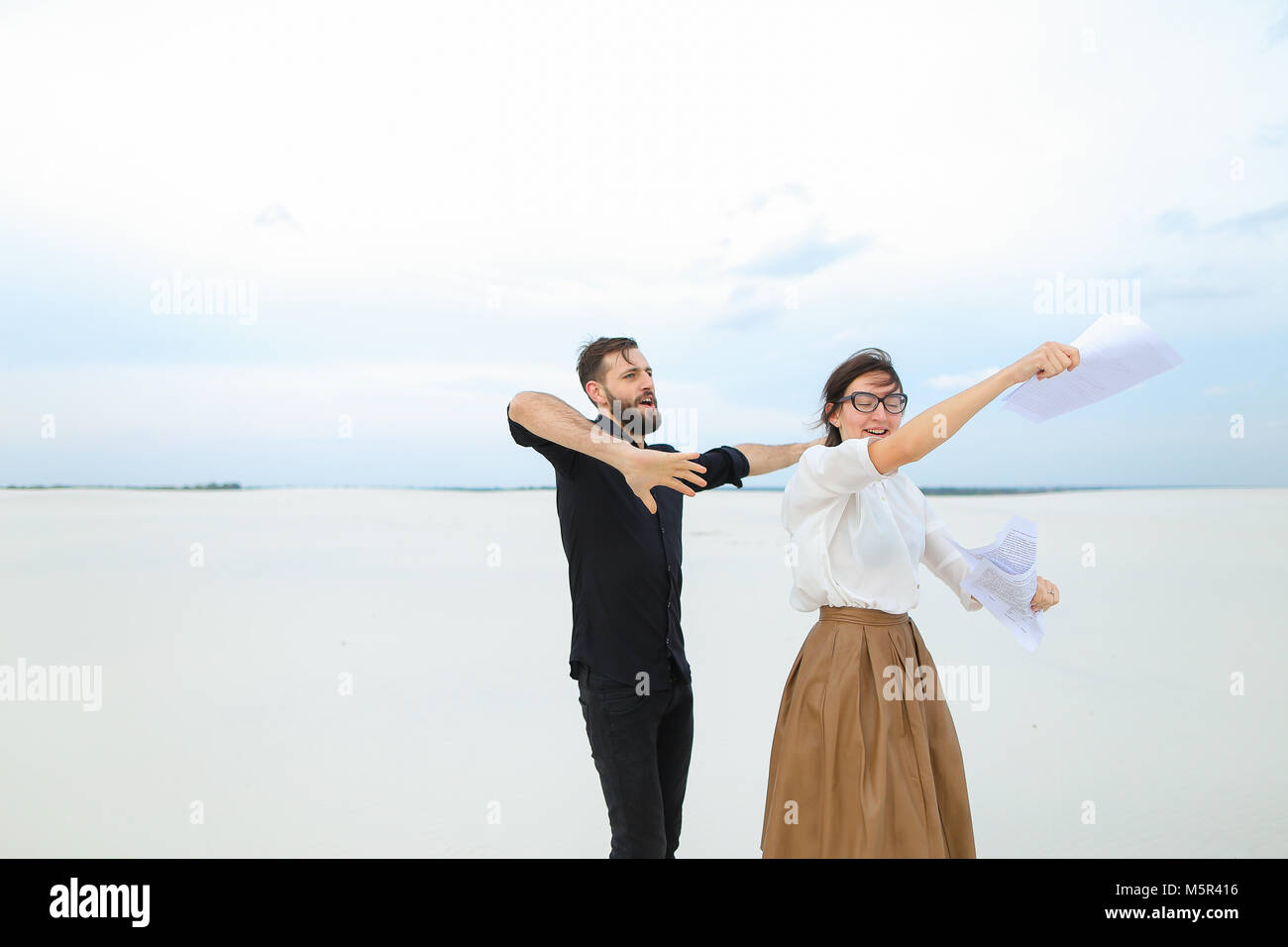 Students rejoicing hi-res stock photography and images - Alamy