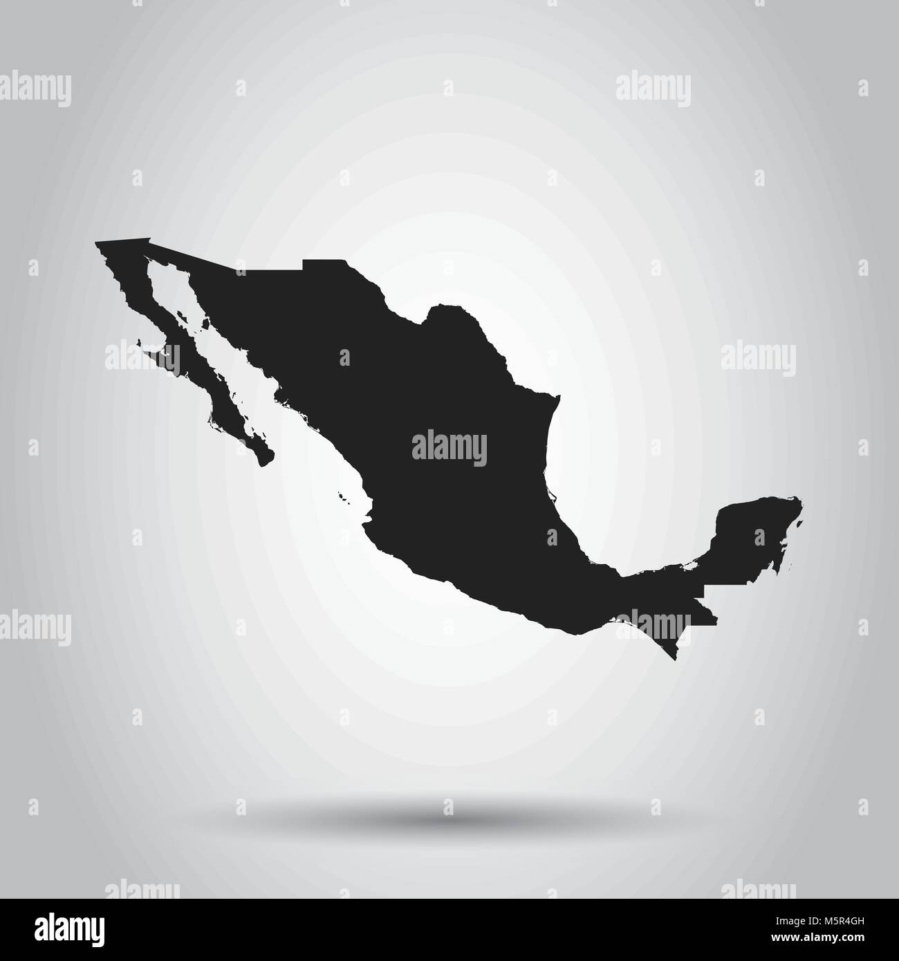 Country mexico map vector vectors hi-res stock photography and images ...