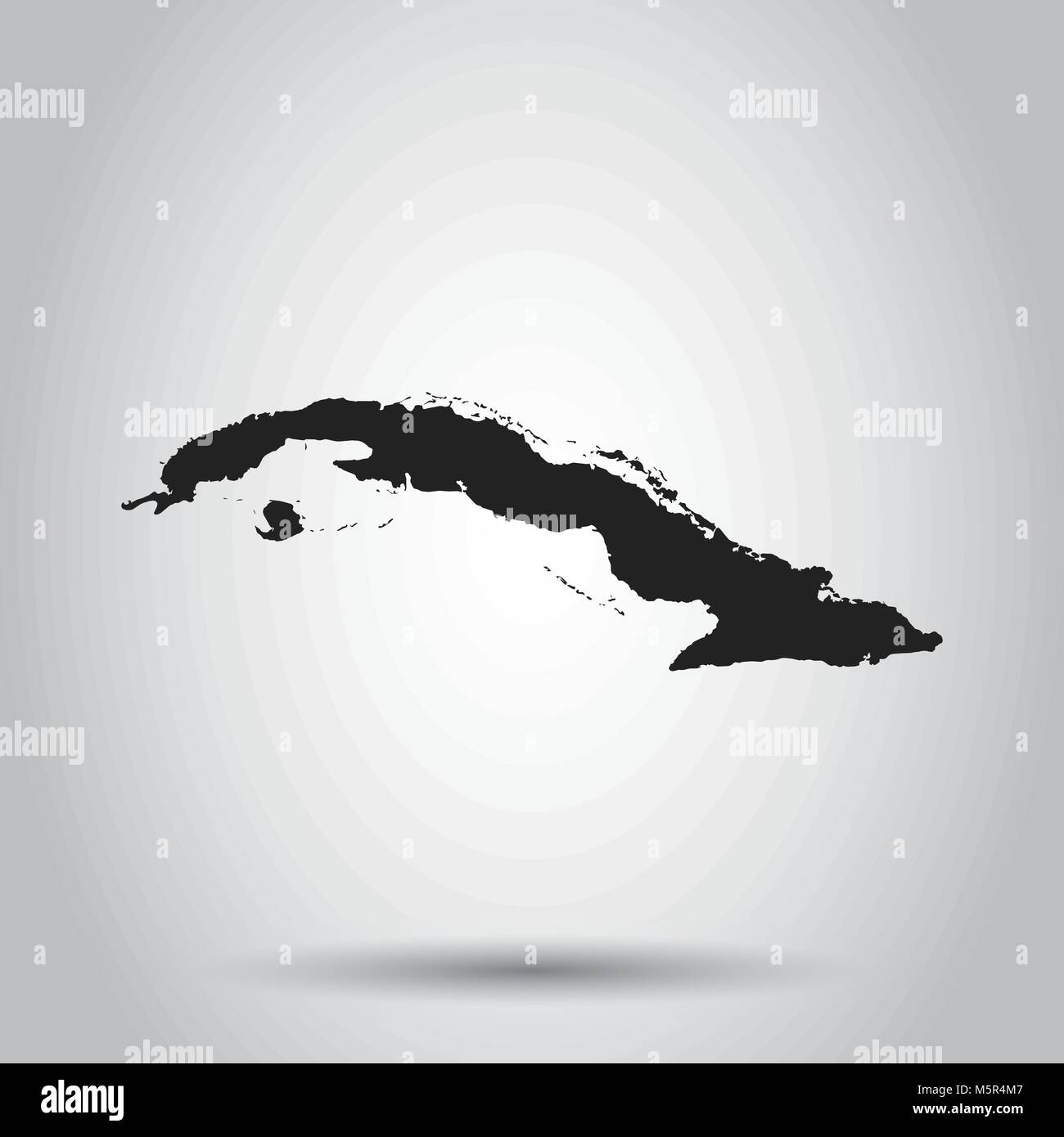 Outline map country cuba hi-res stock photography and images - Alamy