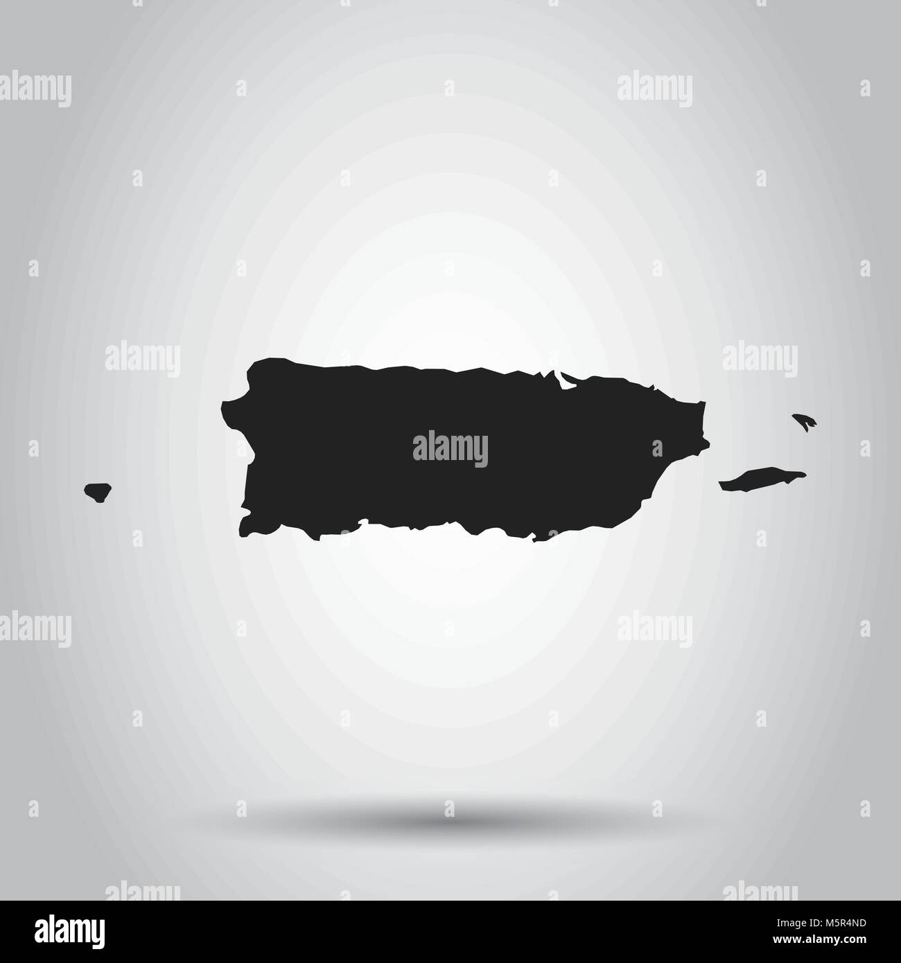 Country puerto rico map hi-res stock photography and images - Alamy