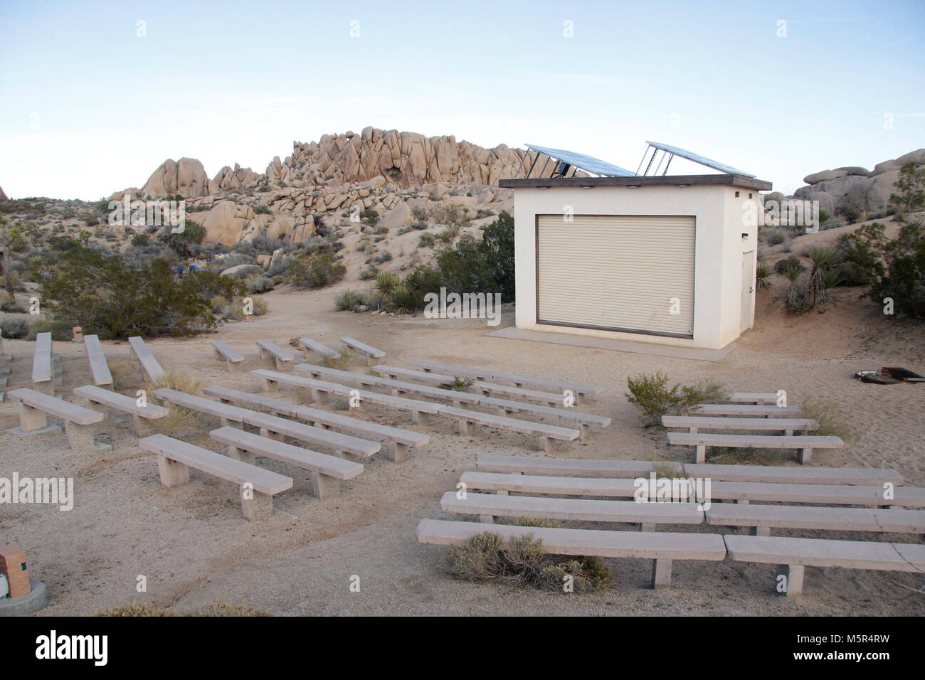 Jumbo Rocks Amphitheater and solar panels . Centrally located, Jumbo ...