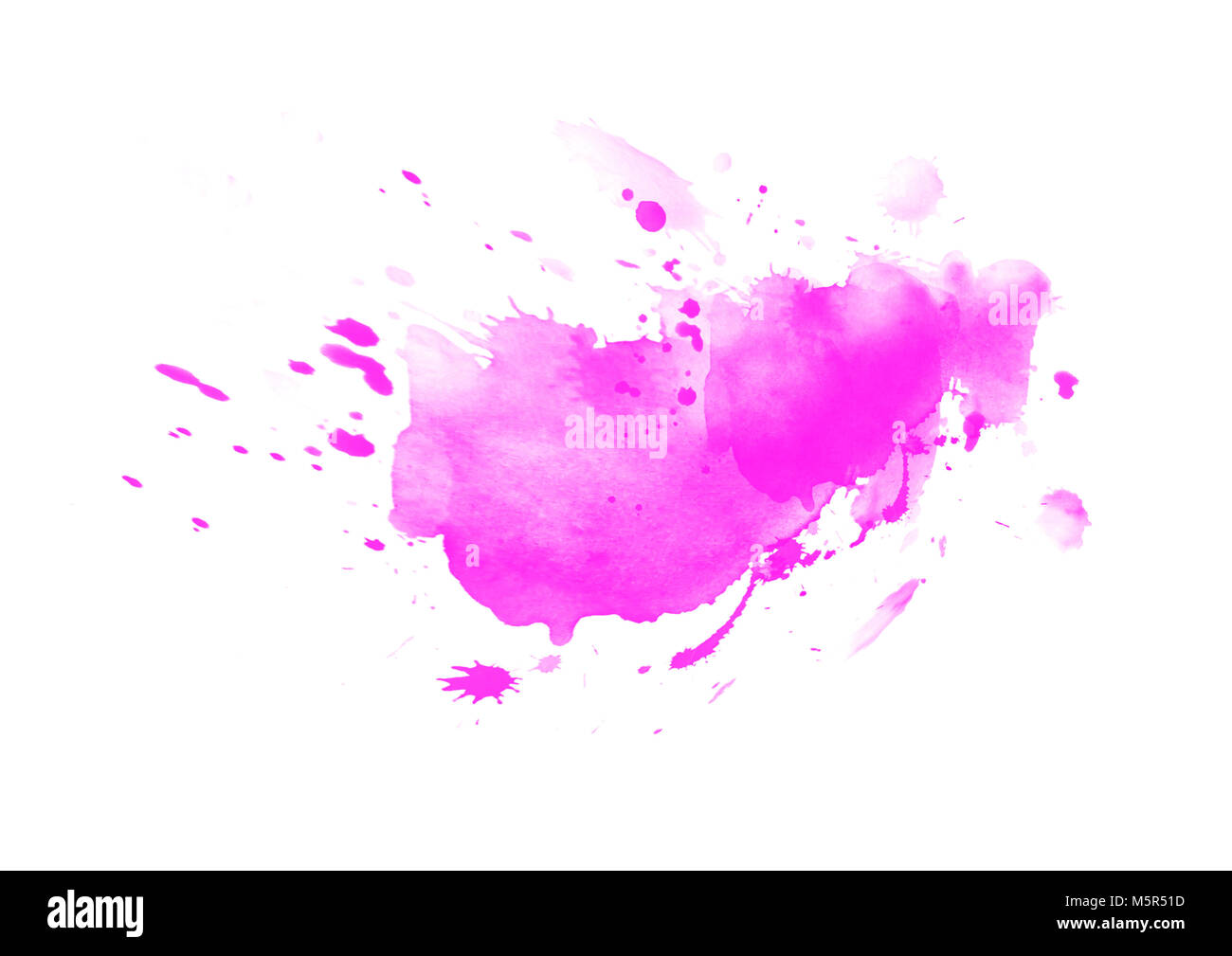 Purple water color graphic color brush strokes patches effect ...