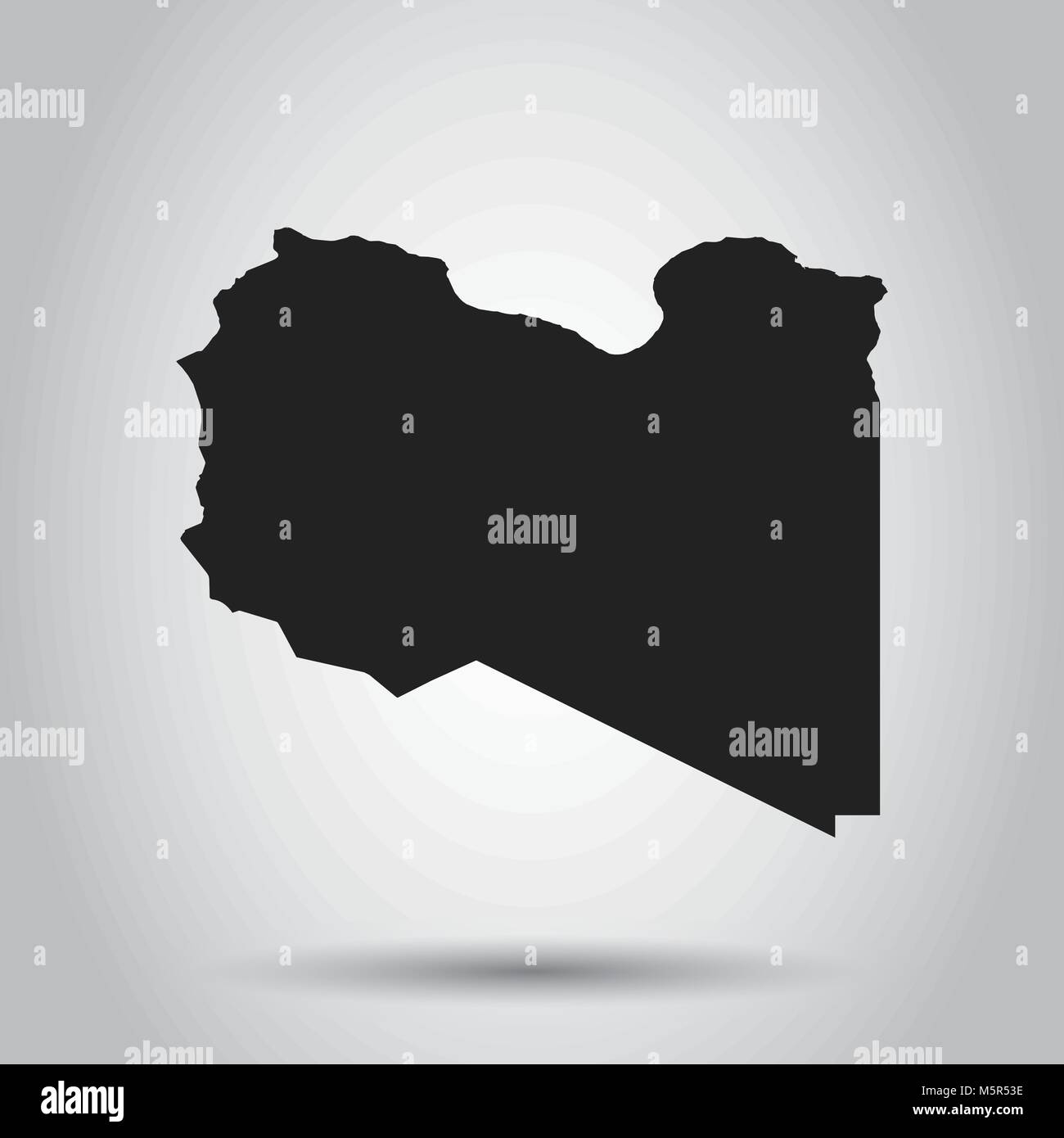 Libya country map hi-res stock photography and images - Alamy