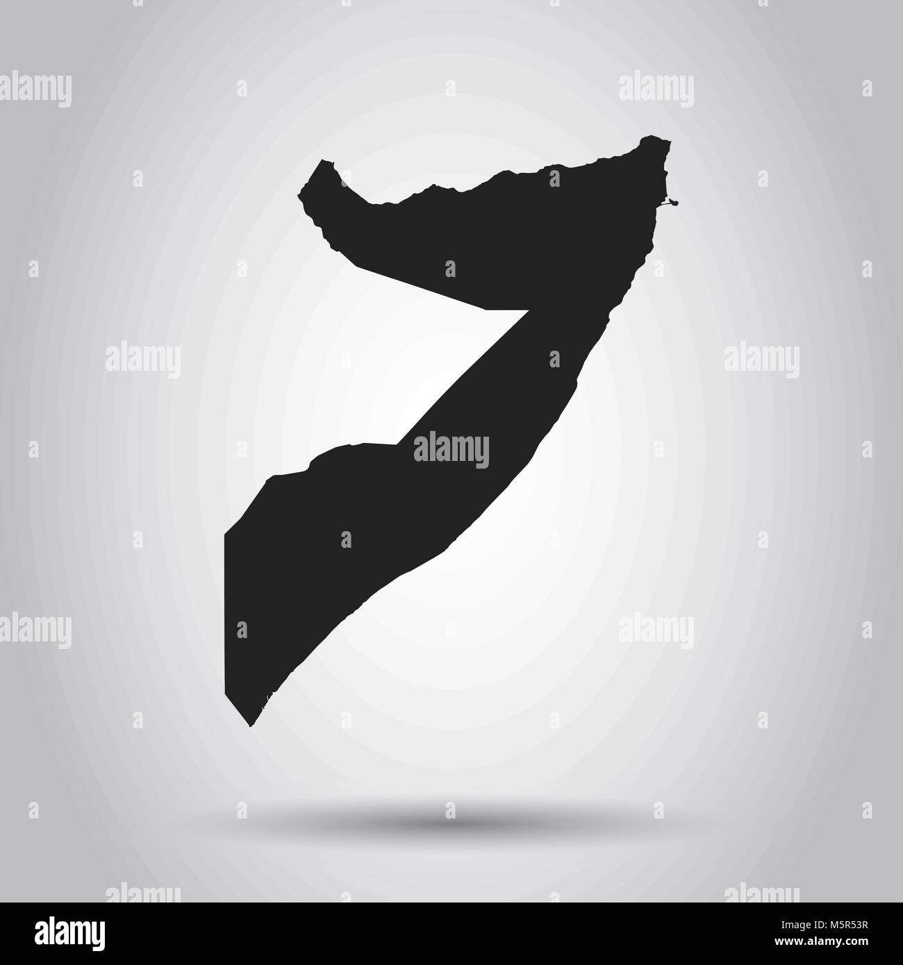 Outline map of somalia hi-res stock photography and images - Alamy