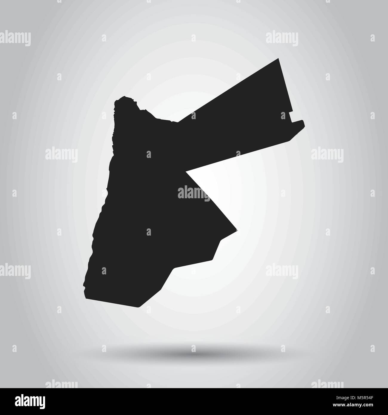 Map of jordan region hi-res stock photography and images - Alamy