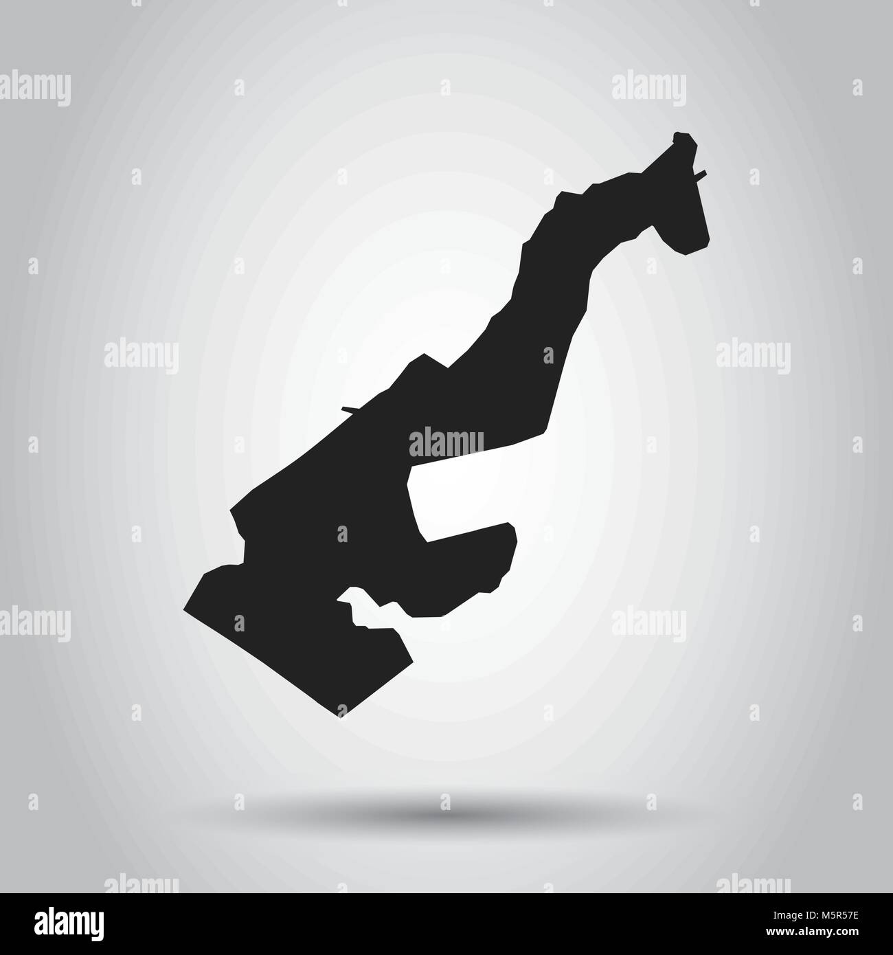 Map monaco on white Stock Vector Images - Alamy