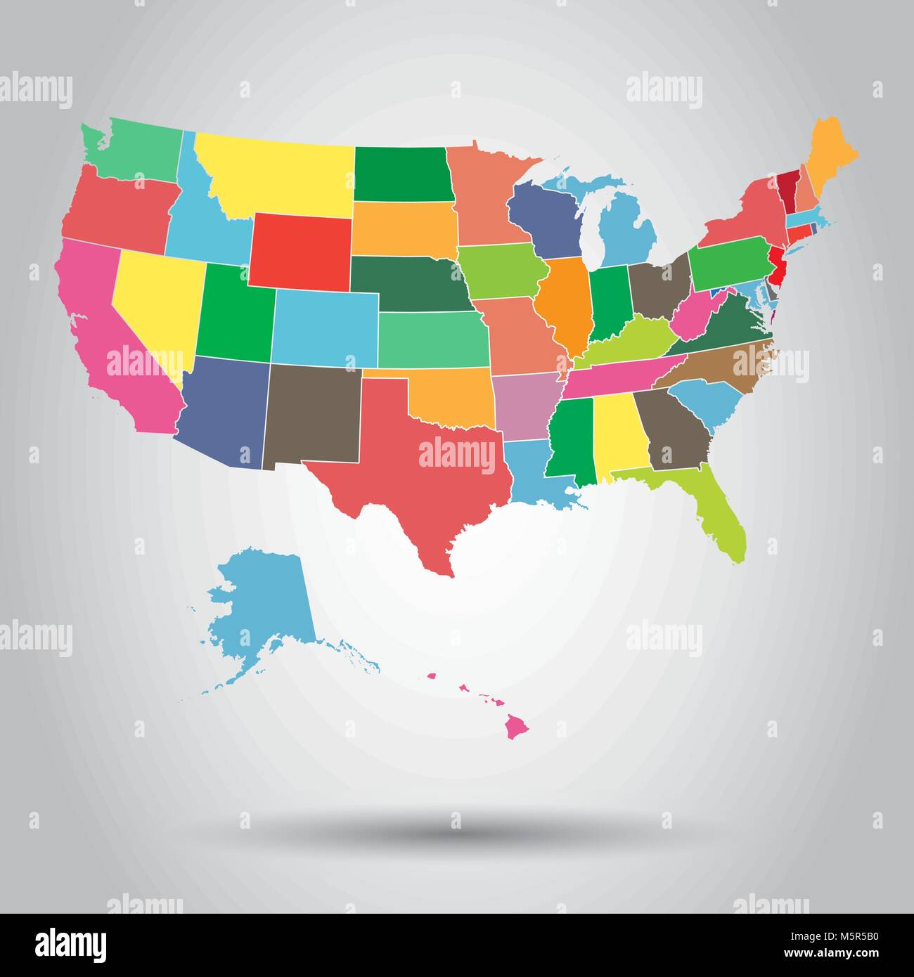 USA map icon. Business cartography concept United States of America ...