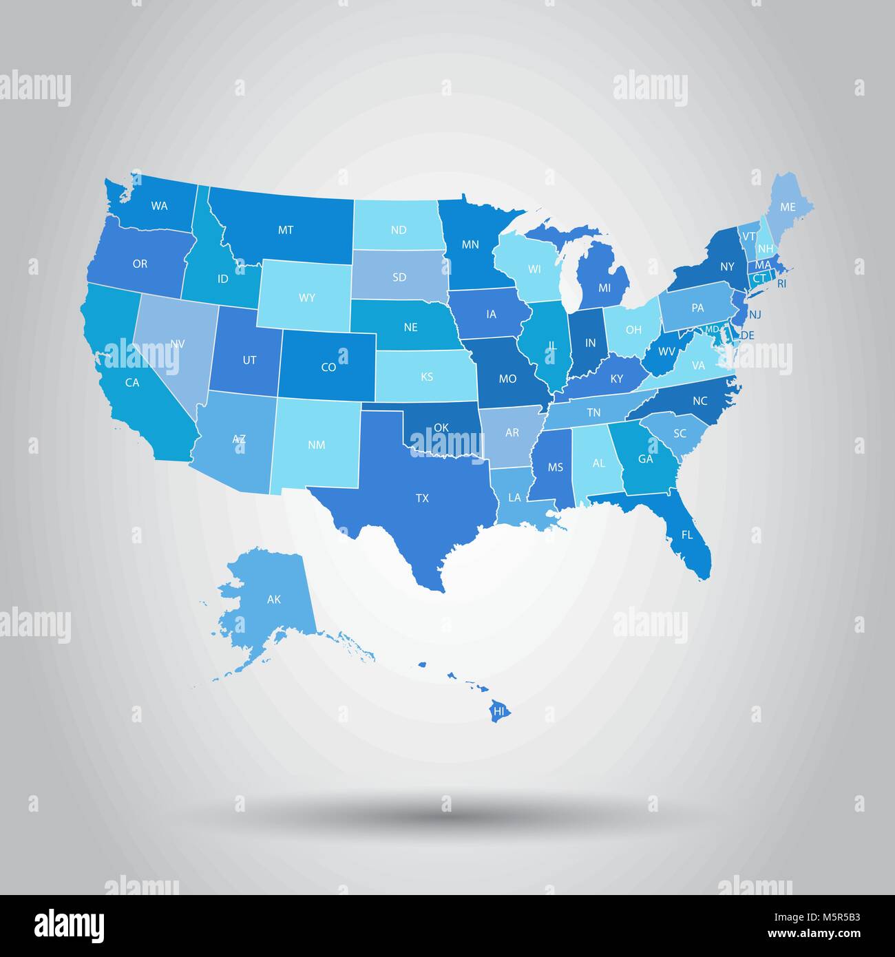 USA map icon. Business cartography concept United States of America ...