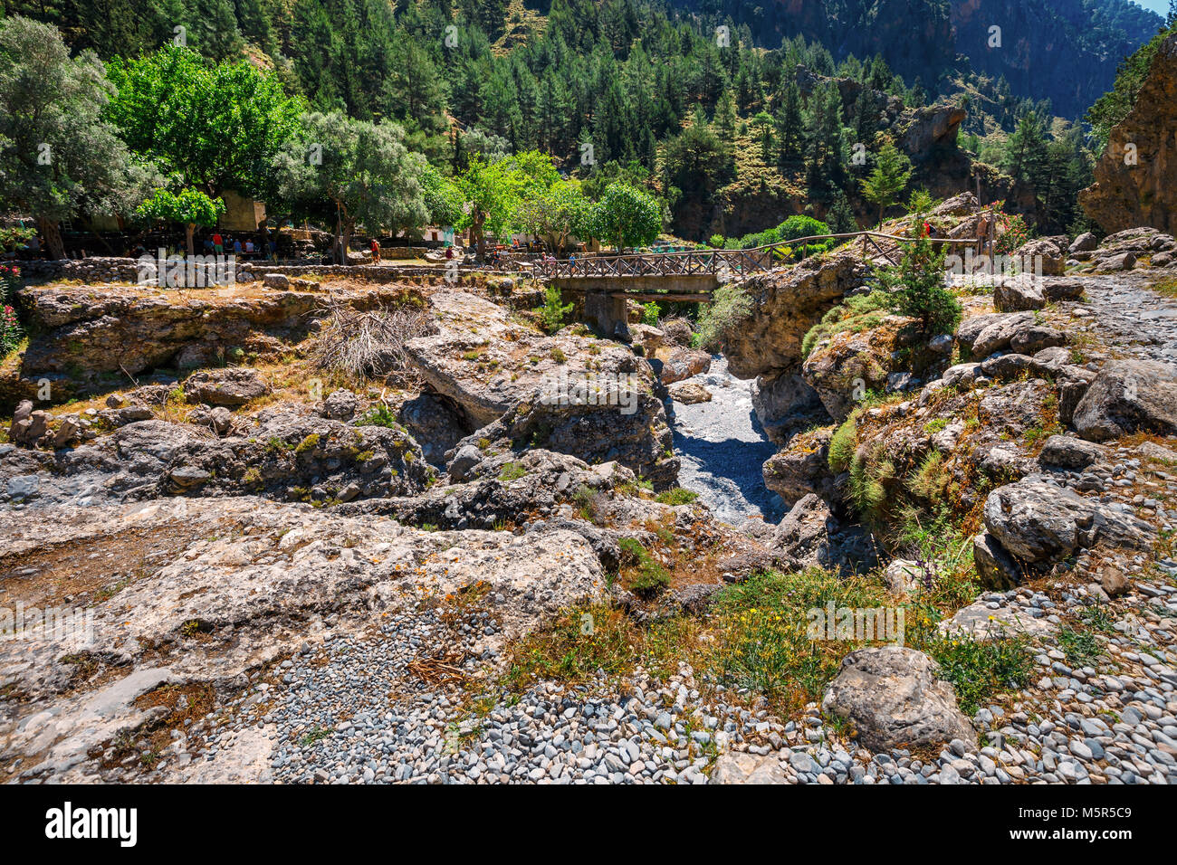Walking the samaria gorge hi-res stock photography and images - Alamy