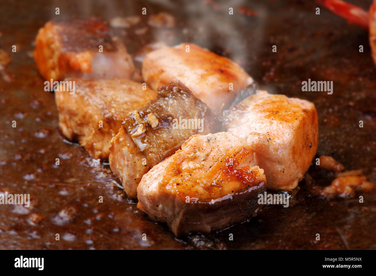 Japan food teppan yaki Stock Photo - Alamy