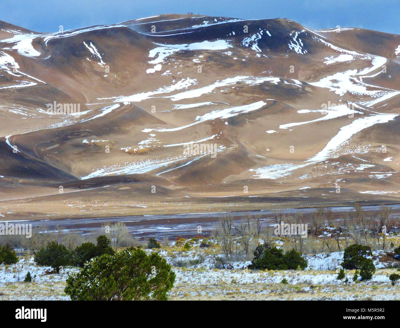 Melting Snow Patterns, Spring Stock Photo - Alamy