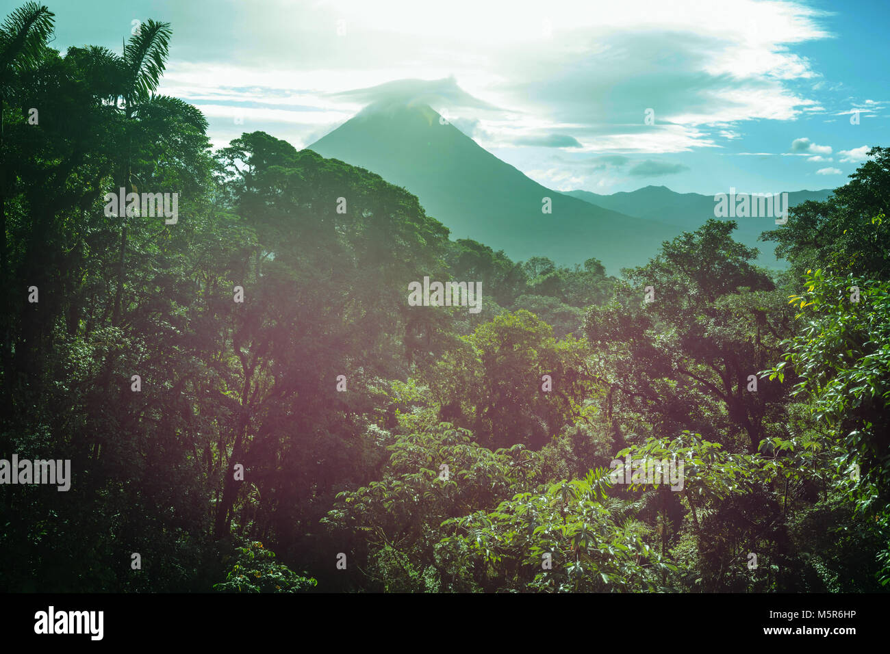 Scenic Arenal volcano in Costa Rica, Central America Stock Photo - Alamy