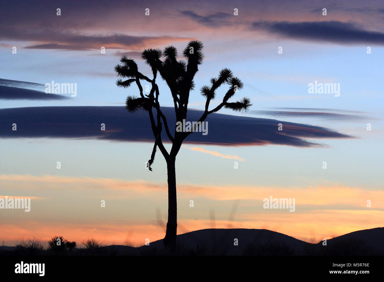 Queen Valley sunset Stock Photo - Alamy