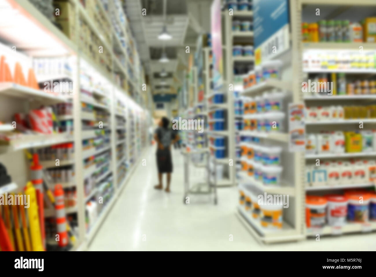 big supermarker and shelf for shopping Stock Photo - Alamy