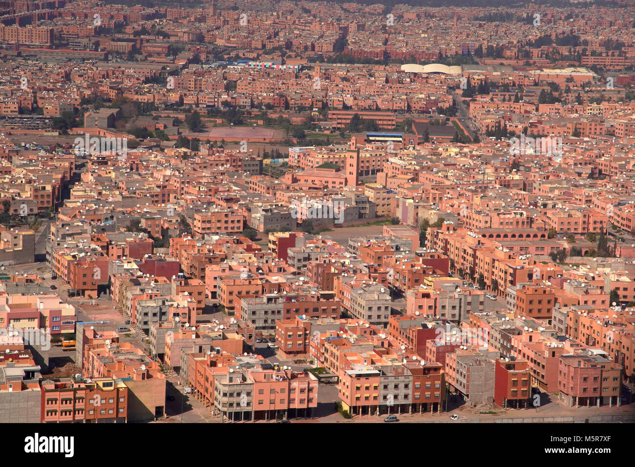 Marrakesh aerial hi-res stock photography and images - Alamy