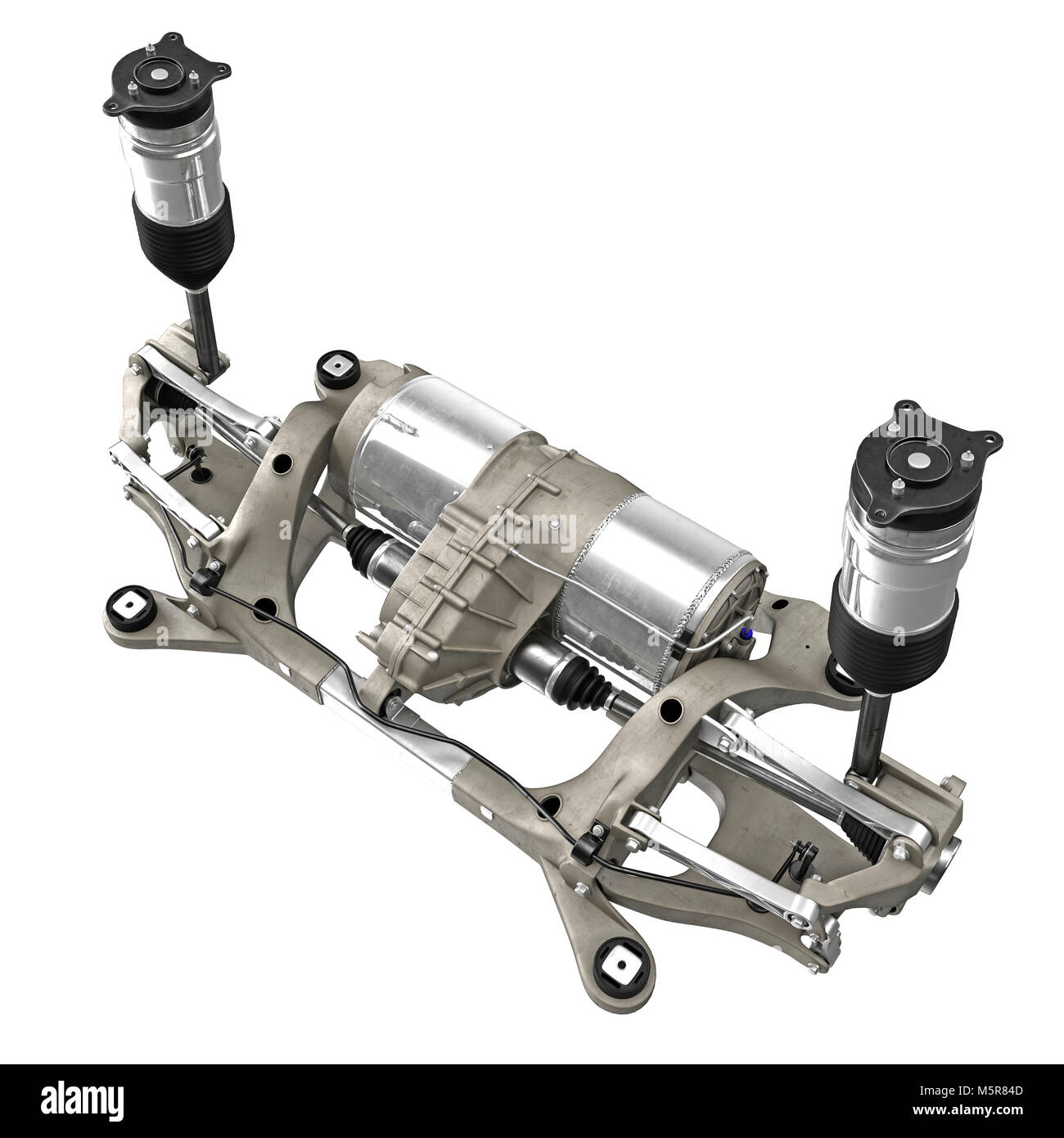 Car suspension illustration Cut Out Stock Images & Pictures - Alamy