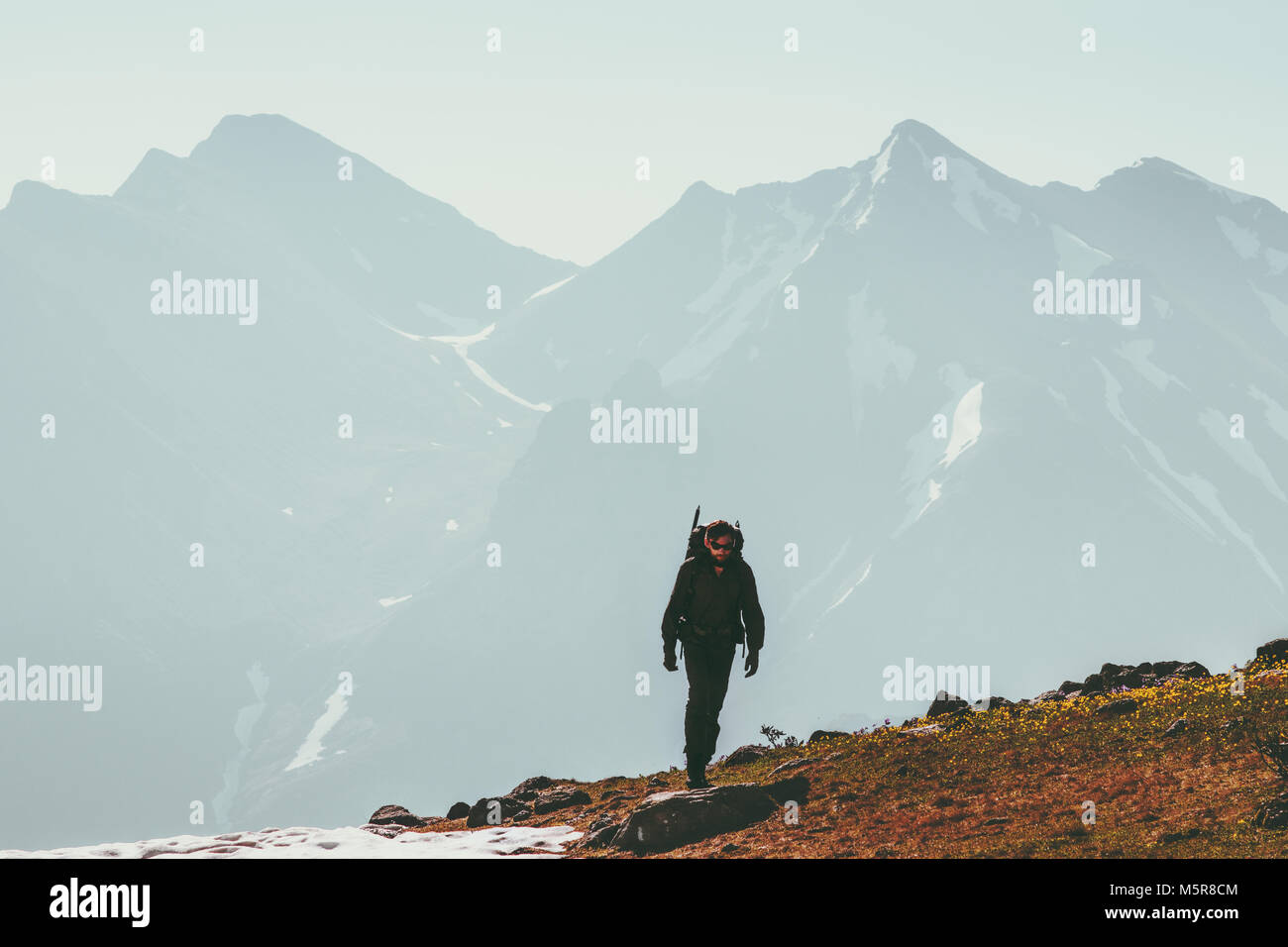 Alpinist man hi-res stock photography and images - Alamy