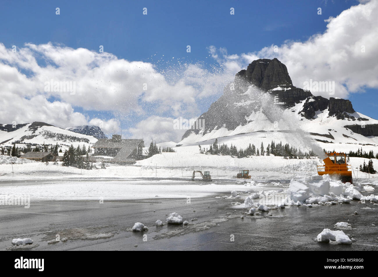 Shrinking Snowpacks Stock Photo - Alamy