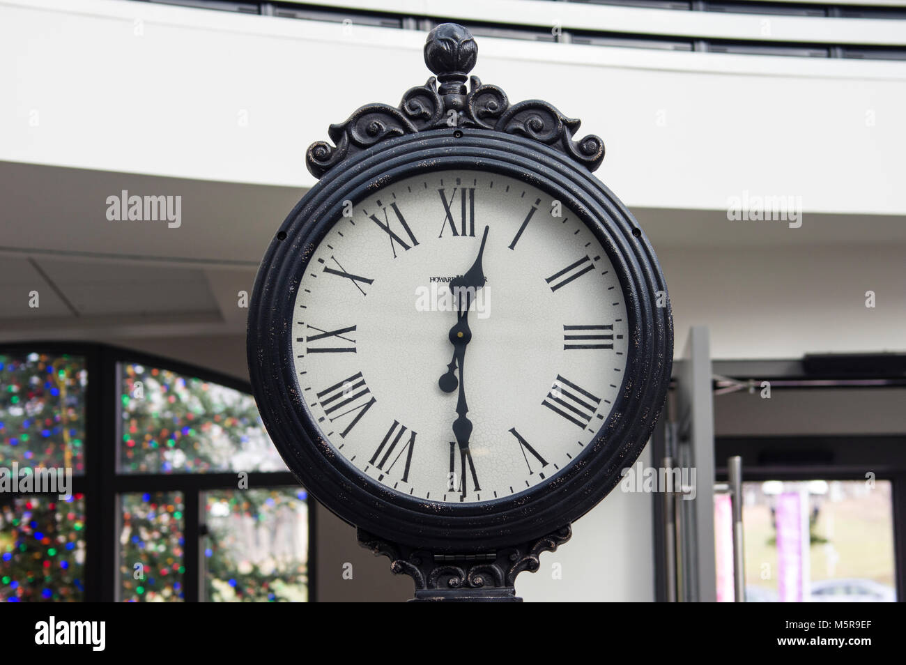 Vinatge cast iron clock at Phipps Conservatory, Pittsburgh ...