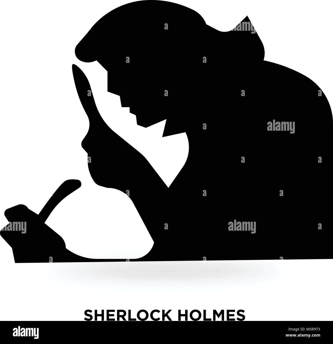 Sherlock holmes scene Stock Vector Images - Alamy