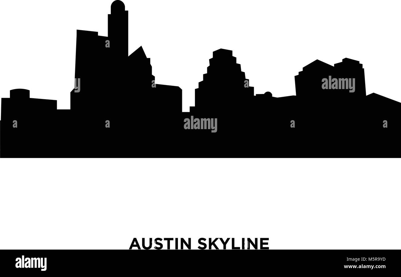 Downtown skyline austin texas Stock Vector Images - Alamy