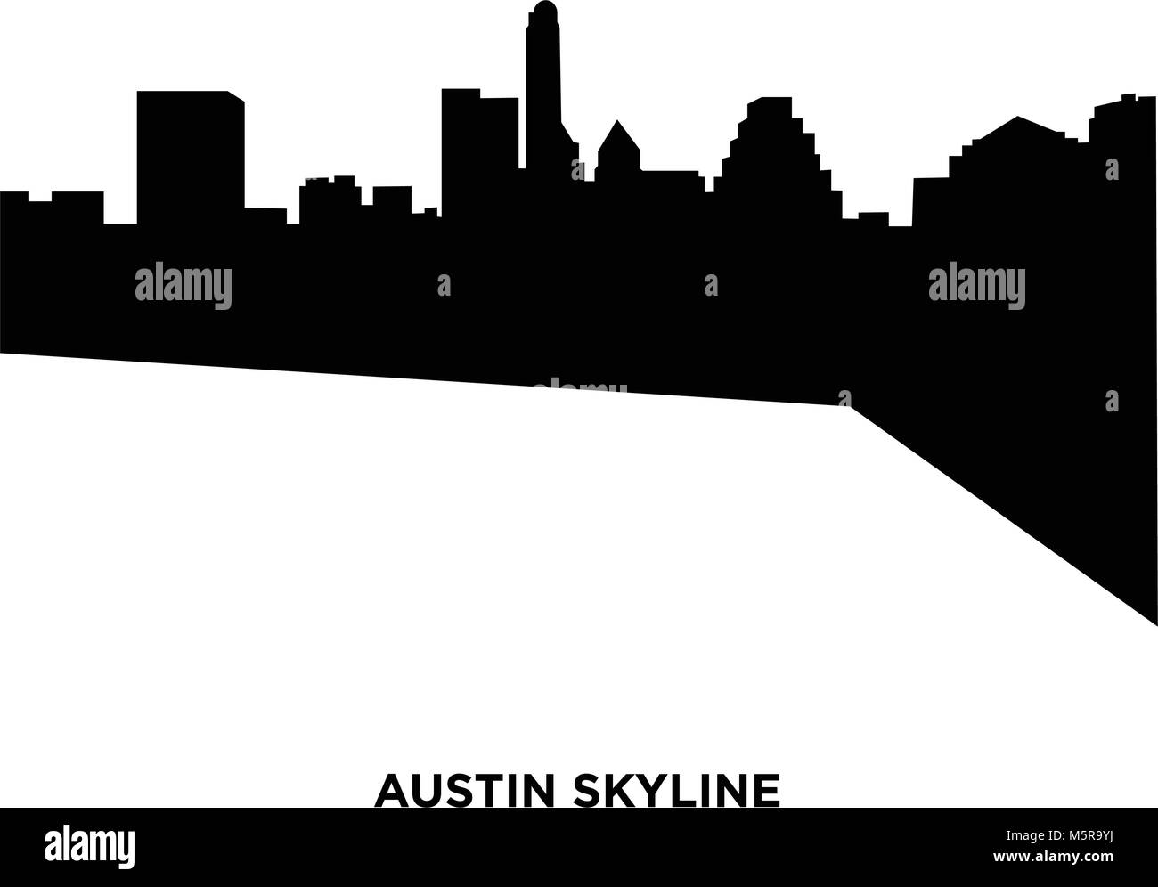 Downtown skyline austin texas Stock Vector Images - Alamy