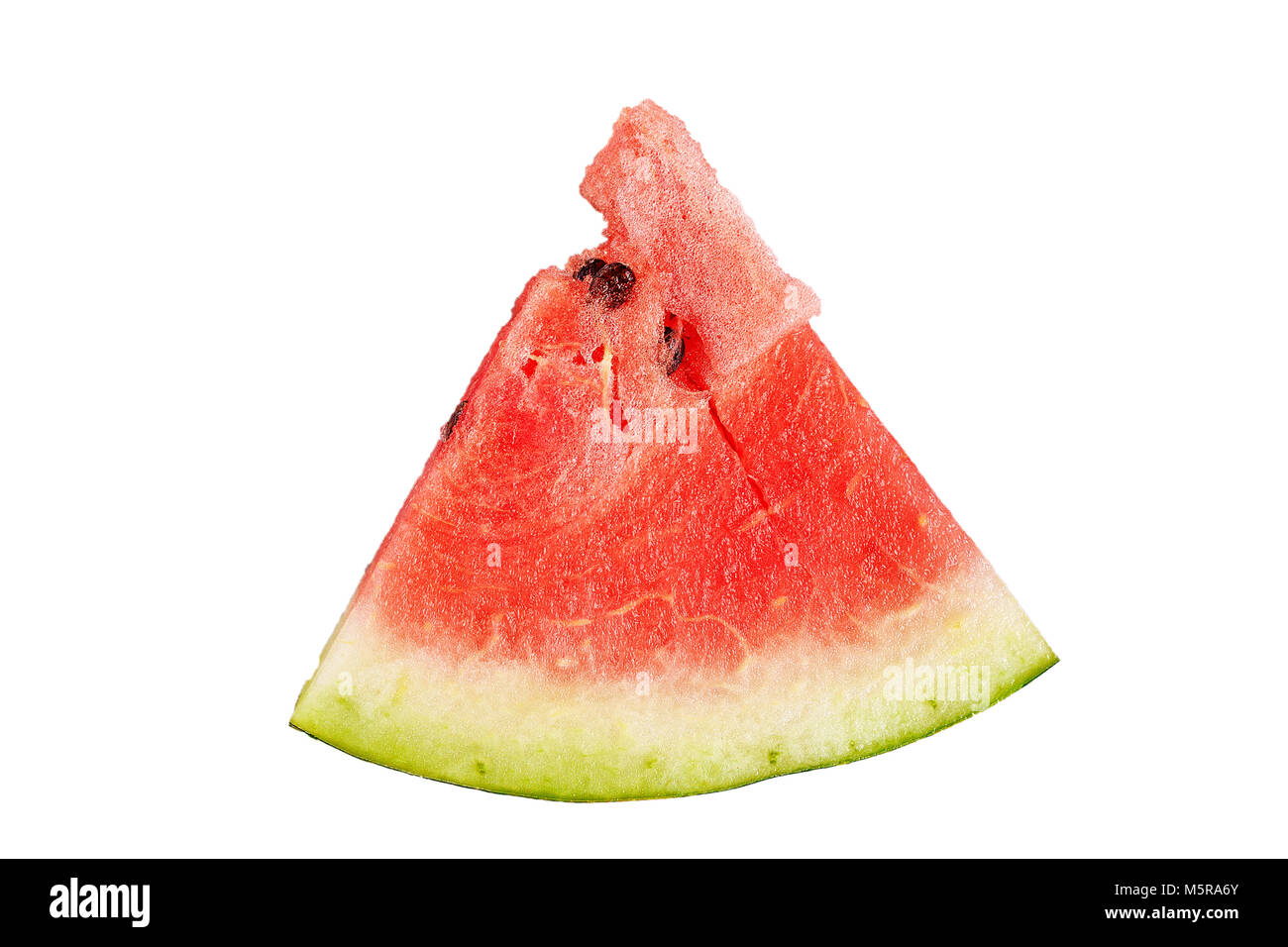 slice of watermelon, sliced triangle isolated on white background Stock ...