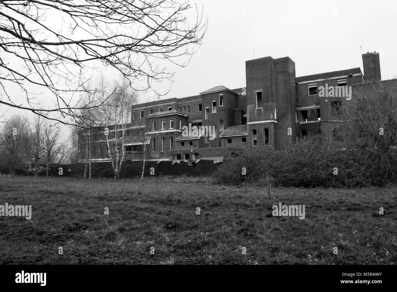 Black & White Photograph of the now demolished Putney Hospital. London ...