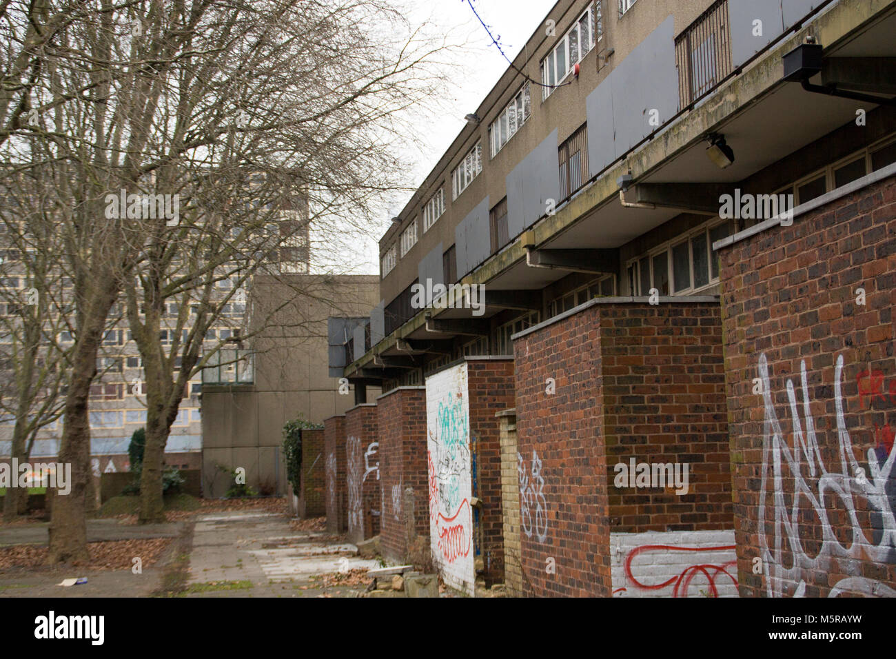 Colour Photograph of the Heygate Estate, Southwark, South London ...