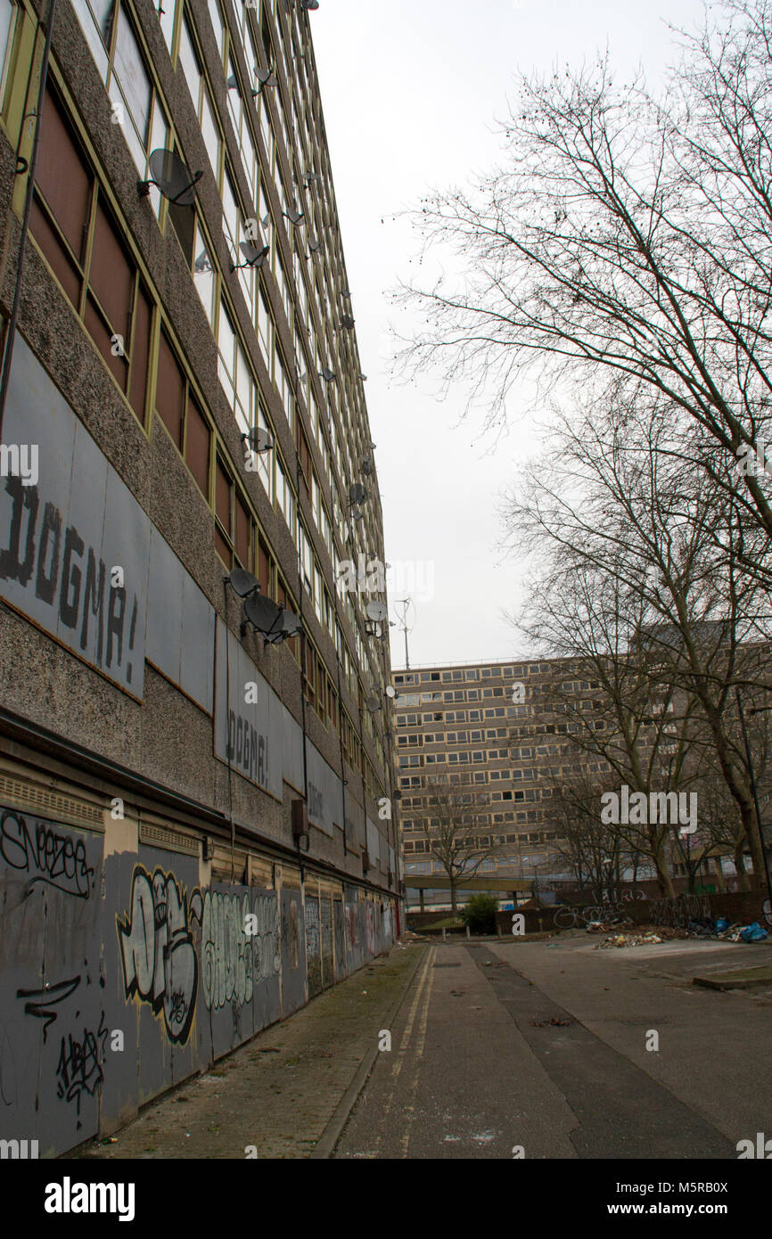 Colour Photograph of the Heygate Estate, Southwark, South London ...