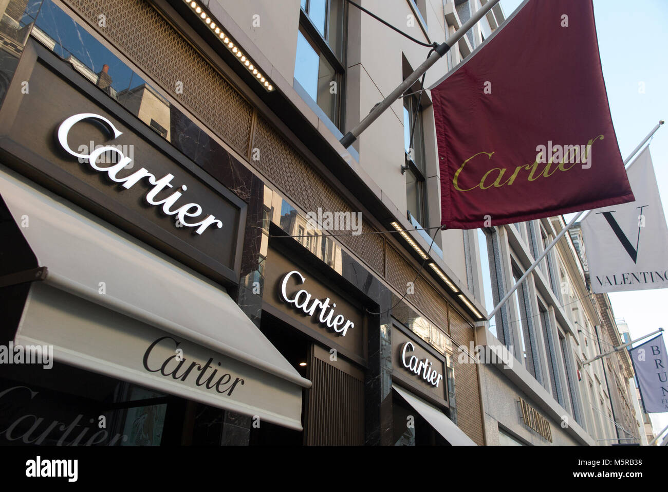 Cartier designer shop in Bond Street Stock Photo - Alamy