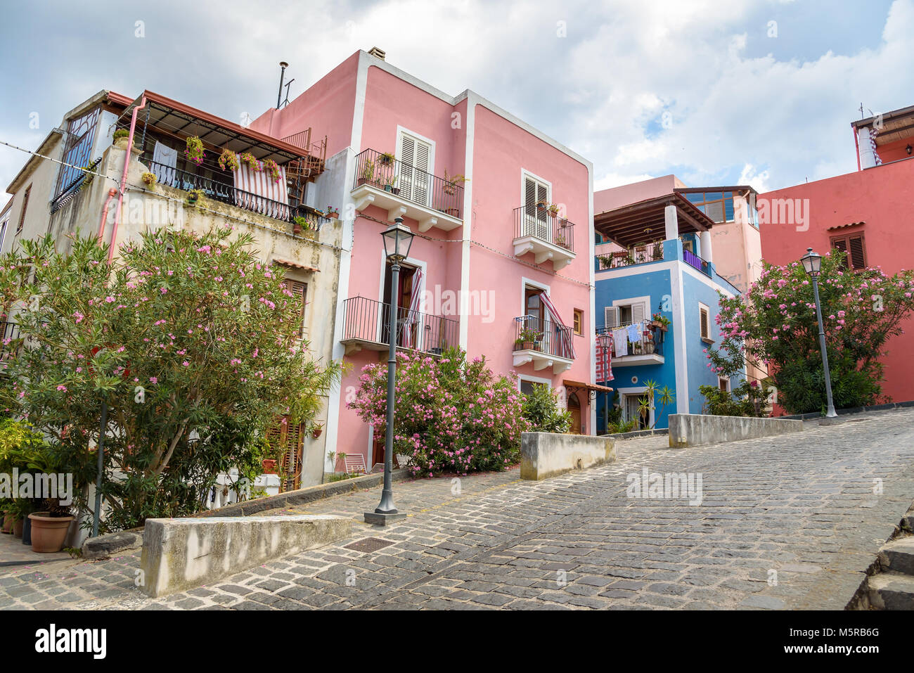 Lipari italy old town hi-res stock photography and images - Alamy