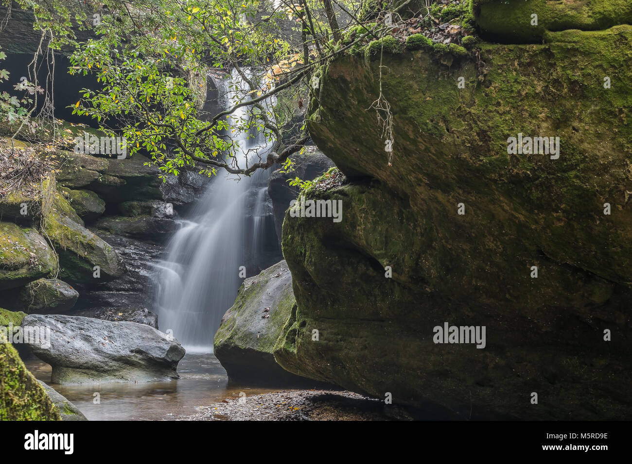 Natural waterfalls in Franklin County, Alabama Stock Photo - Alamy