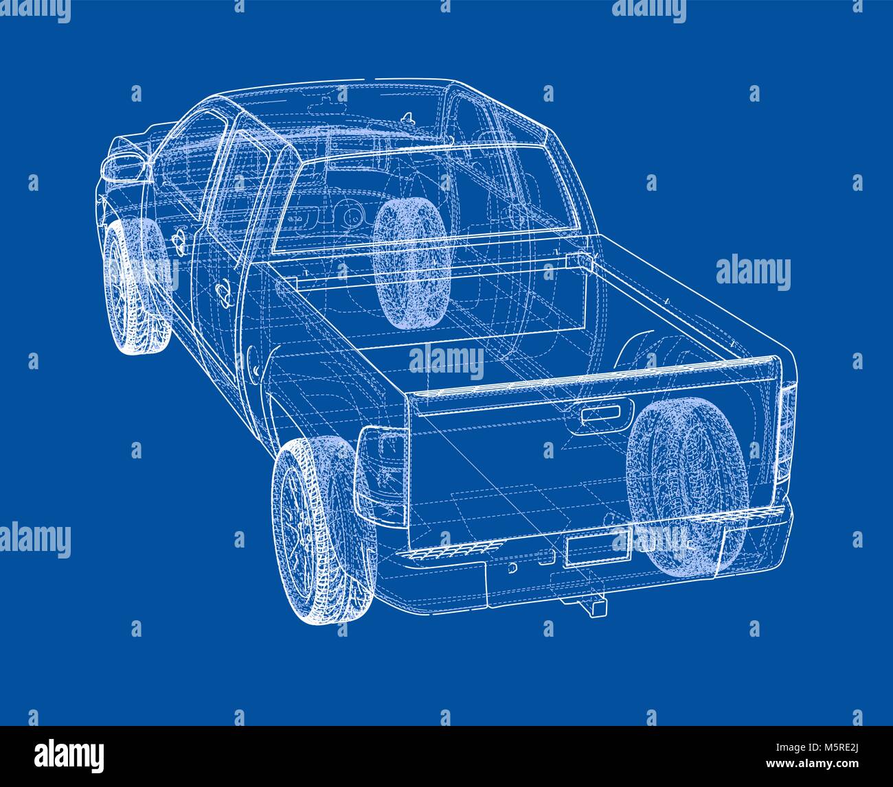 Car SUV drawing outline. Vector rendering Stock Vector Image & Art - Alamy