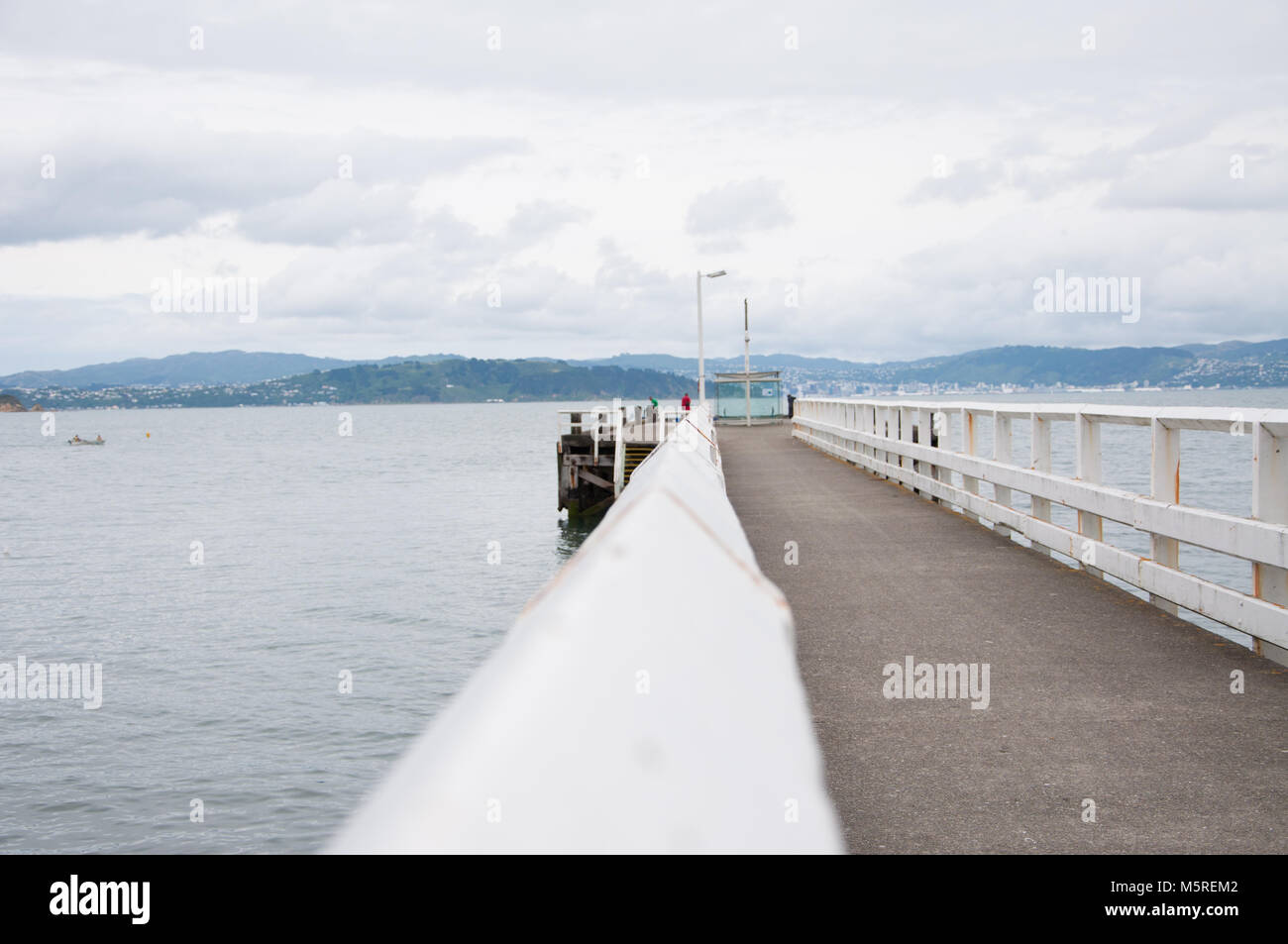 Days Bay Ferry Wharf Stock Photo - Alamy