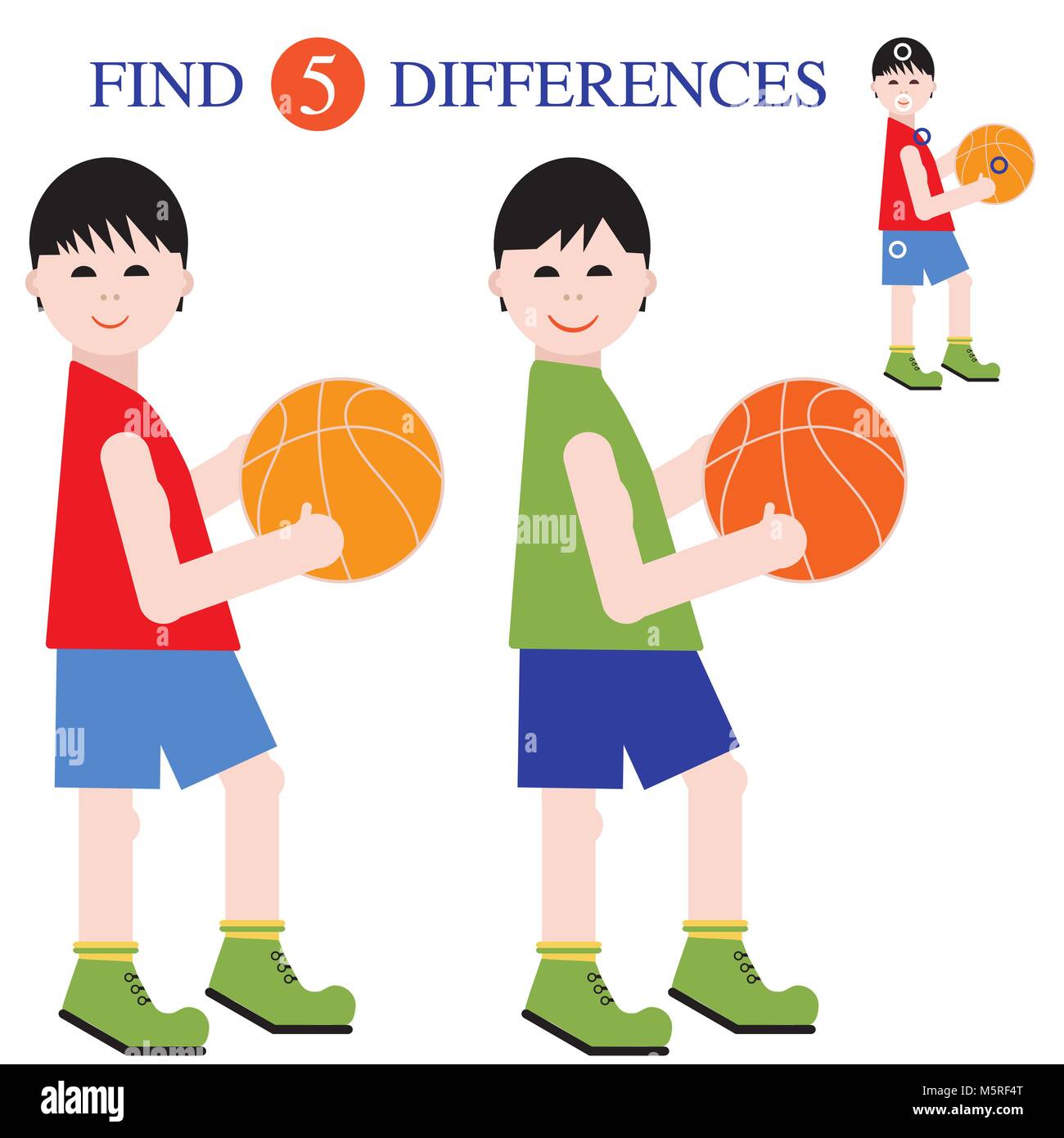 Spot the differences Cut Out Stock Images & Pictures - Alamy