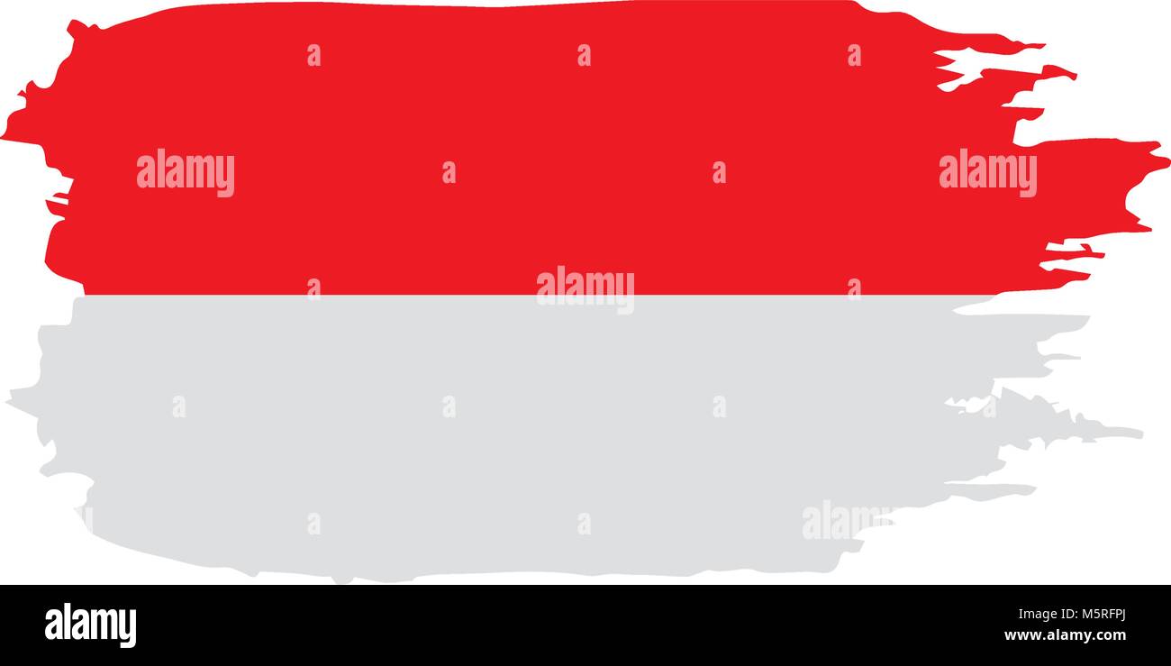 Indonesia flag, vector illustration Stock Vector Image & Art - Alamy