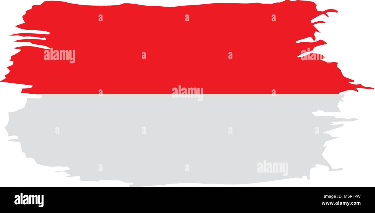 Indonesia flag, vector illustration Stock Vector Image & Art - Alamy