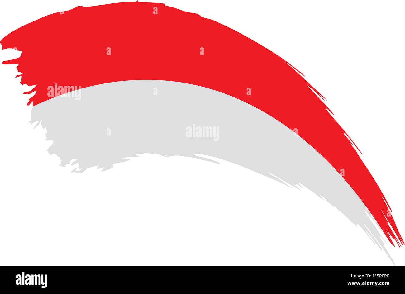 Indonesia flag, vector illustration Stock Vector Image & Art - Alamy