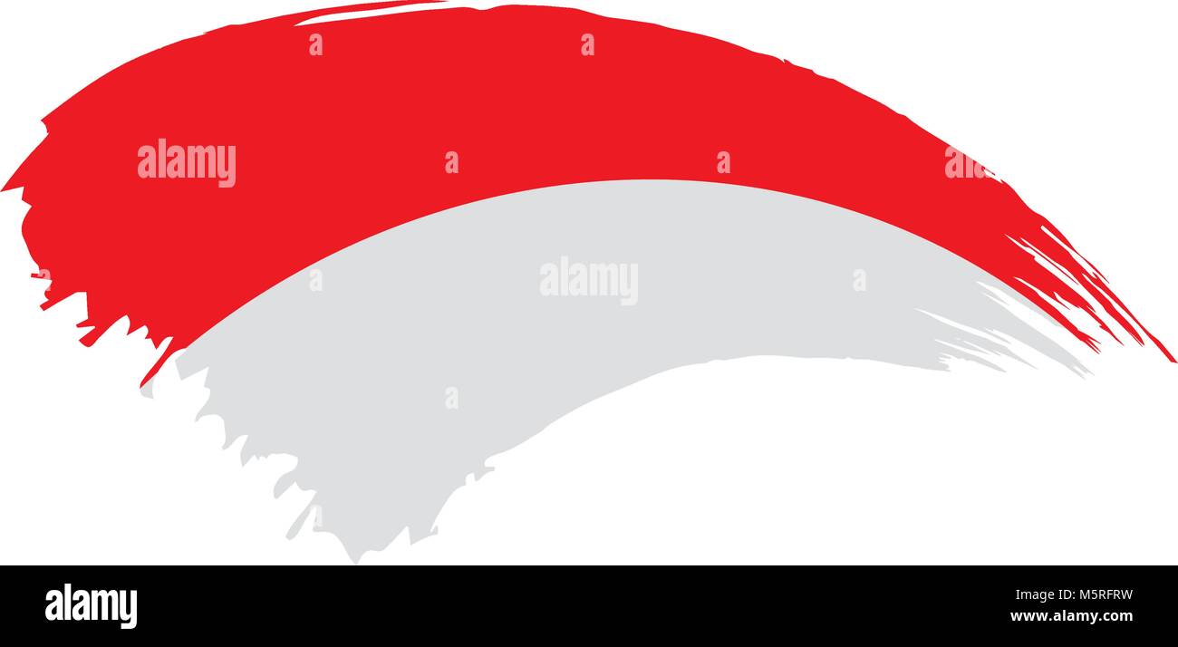 Indonesia flag, vector illustration Stock Vector Image & Art - Alamy