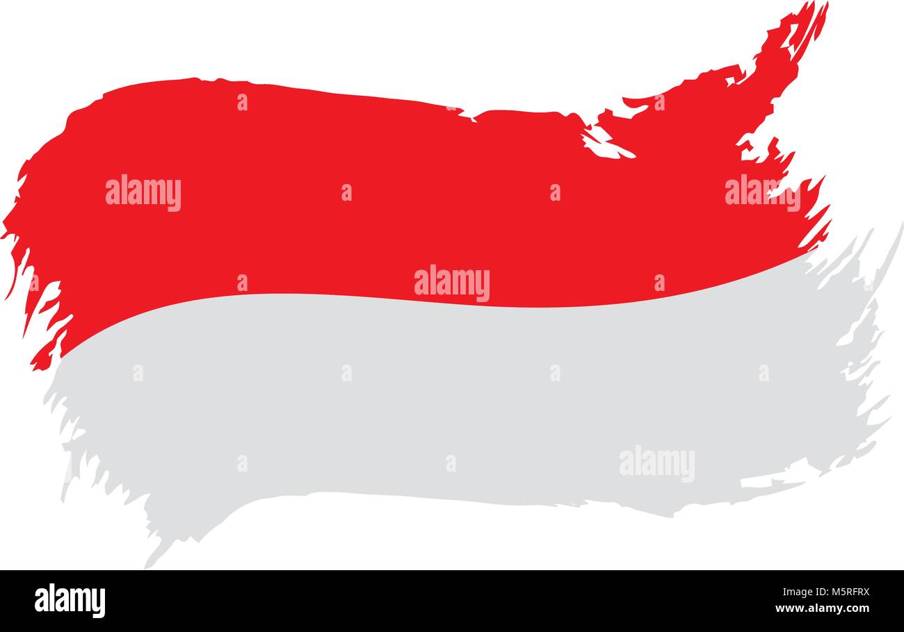 Indonesia flag, vector illustration Stock Vector Image & Art - Alamy