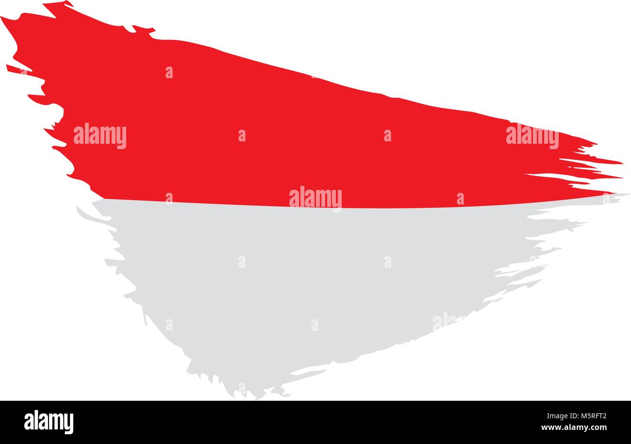 Indonesia flag, vector illustration Stock Vector Image & Art - Alamy