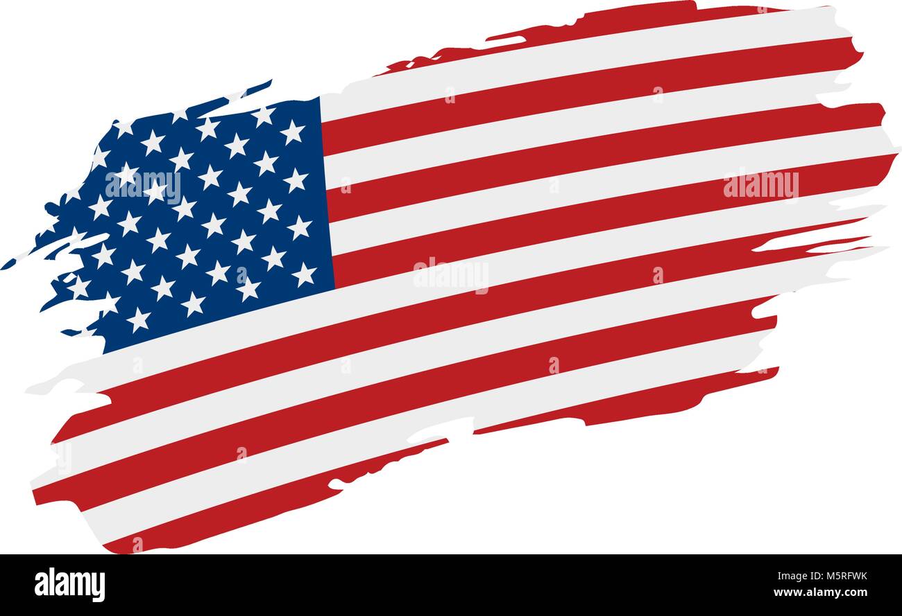 USA Flag isolated Stock Vector Image & Art - Alamy