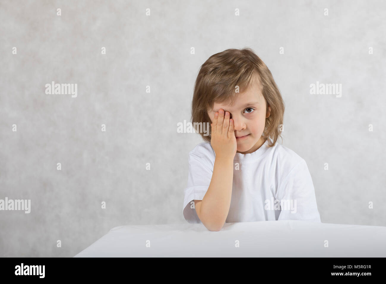 Closes one eye hi-res stock photography and images - Alamy